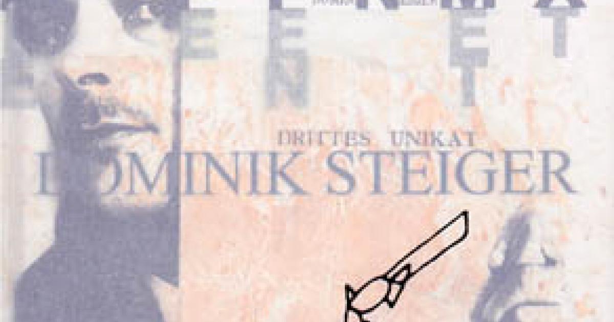 Dominik Steiger Retrospektive Katalog